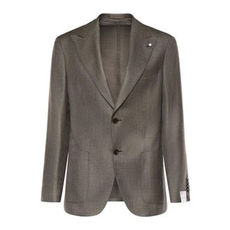 Luigi Bianchi Mantova Herren, Jacken, Beige, LGr&ouml;&szlig;e