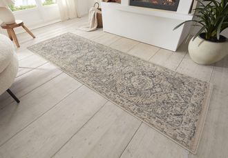 Hanse Home Sand Vintage Teppich - Orientalischer Kurzflor Wohnzimmerteppich Weicher Orient-Teppich L&auml;ufer f&uuml;r Schlafzimmer, Esszimmer, Wohnzimmer, Flur, K&uuml;che - 