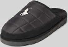 Polo Ralph Lauren Hausschuhe mit Steppnähten und Label-Stitching