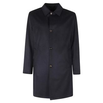 Kired Kired, Homme, Manteaux, Bleu, Taille: 3XL Single-Breasted Manteaux