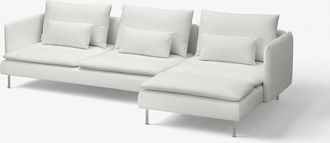 IKEA S&Ouml;DERHAMN 4er-Sofa mit R&eacute;camiere