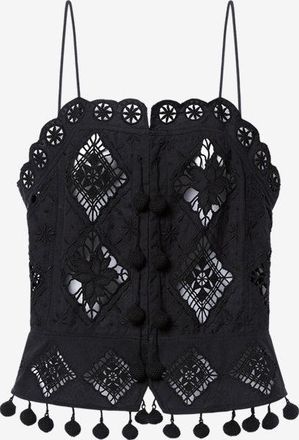 Isabel Marant Top Nelssy - Femme - Noir - Taille 34 - Isabel Marant