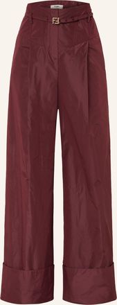 Fendi Merlenehose Aus Seide lila
