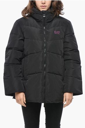 Armani EA7 EMPORIO Hooded Padded Jacket with Side Zips size M