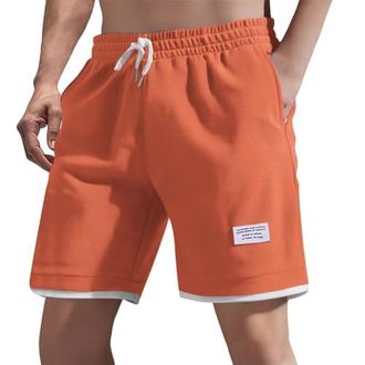 Generic Short cargo chino pour homme - Short de sport avec poches extensibles - Pantalon chino pour la gym, la marche, la marche, le jogging, le salon, lentra