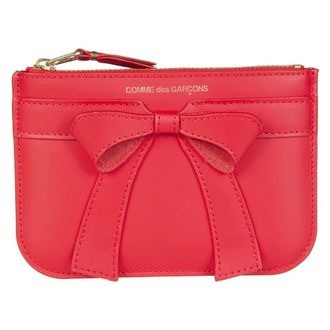 Comme Des Gar&ccedil;ons Femme, Accessoires, Rouge, Taille: ONE Size Big Bow Wallet