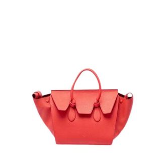 Celine Pre-owned Tie Knot Tote - Femme - Pre-owned - Rouge - Taille: ONE Size