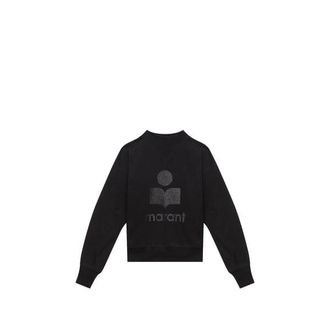 Isabel Marant Sweatshirt imprim&eacute; Moby en coton m&eacute;lang&eacute;