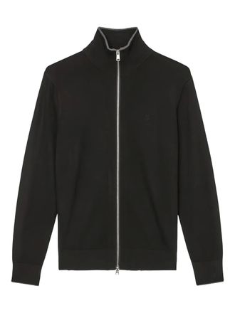 Marc O'Polo cardigan zippé à col montant - Noir
