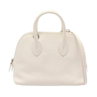 Herm&egrave;s Sac &agrave; main vintage doccasion - Femme - Pre-owned - Blanc - Taille: ONE Size