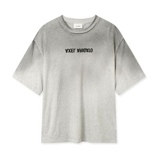 Axel Arigato Verzerrtes Licht T-Shirt - - Tops - Herren - Grau - XS