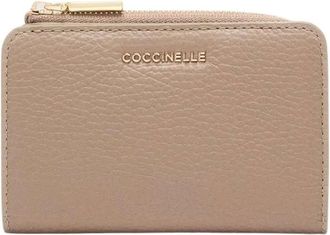 Coccinelle Femme, Accessoires, Beige, Taille: ONE Size Metallic Soft Small Wallet