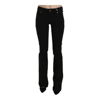 John Galliano Schwarze Slim Leg Skinny Denim Jeans - - Jeans - Damen - Schwarzk - W26