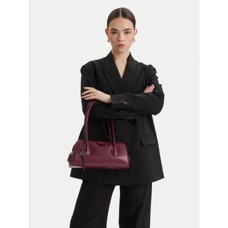 Calvin Klein Handtasche Calvin Klein Emblem Trio Shoulder Bag LV04F3369G Dunkelrot