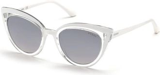 Guess Femme, Accessoires, Blanc, Taille: ONE Size Gu7628 Lunettes de soleil