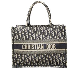 Dior Pre-owned Toile sacs-dior - Femme - Pre-owned - Bleu - Taille: ONE Size