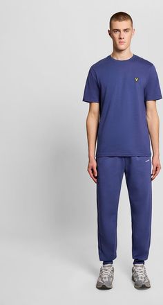Lyle & Scott Baumwollmischung Schrift-Jogger