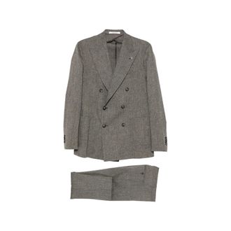 Tagliatore Double-breasted Peaked-lapel Suit