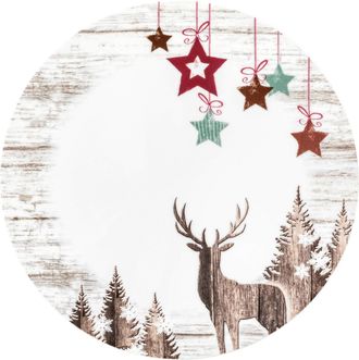 SELTMANN WEIDEN Seltmann 001.753897 Life Valerie Porzellan Pasta/Suppenteller, Rund, Braun, 22.5cm Durchmesser, 2.2cm Höhe, 6 Stück