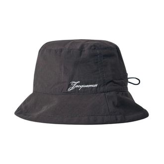 Jacquemus Homme, Accessoires, Brun, Taille: 56 CM Le Bob Baluchon Bucket Hat