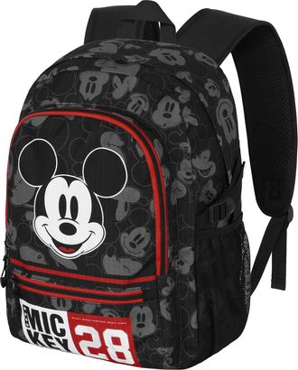 Disney Micky Maus Year-FAN Fight Rucksack 2.2, Schwarz, 31 x 44 cm, Kapazit&auml;t 24 L