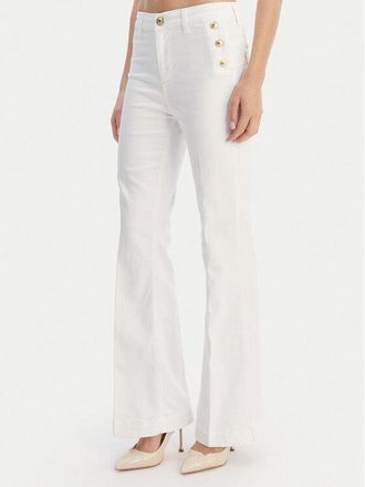 Liu Jo Jeans UA6162 T456A Wei&szlig; Flare Fit