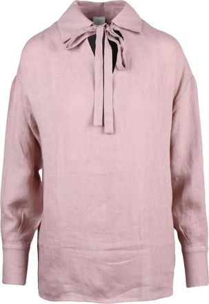 Eleventy Femme, Blouses et Chemises, Rose, Taille: 40 FR Blusa Garzata