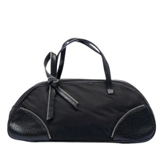 Dior Sac &agrave; main en nylon Pre-owned - Femme - Pre-owned - Noir - Taille: ONE Size