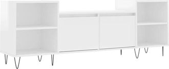 vidaXL Vidaxl - TV-Schrank Hochglanz-Weiß 160x35x55 cm Holzwerkstoff