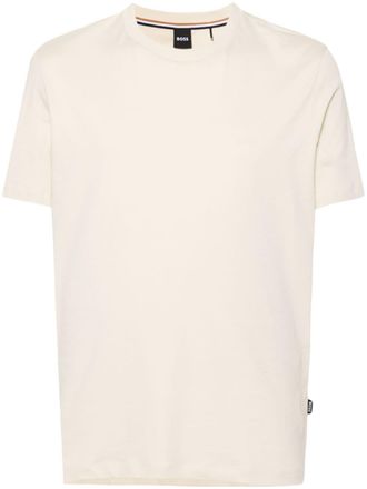 BOSS T-Shirt mit vorstehendem Logo - Nude