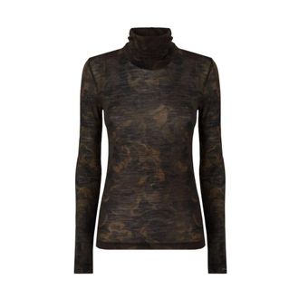 Pinko Pinko, Femme, Pulls, Vert, Taille: 40 FR Brendola Pull