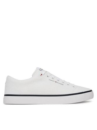 Tommy Hilfiger Sneakers aus Stoff Hi Vulc Core Low Ii Mesh FM0FM05513 Wei&szlig;