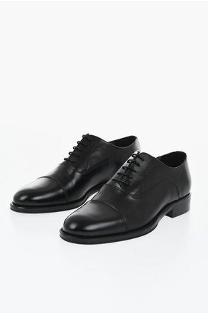 Corneliani Leather Derby Shoes with Leather Sole size 38,5