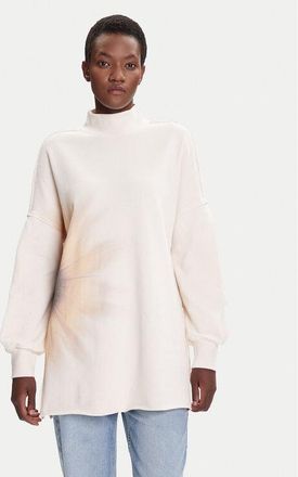 Desigual Sweatshirt Flor 25WWSK10 Écru Loose Fit