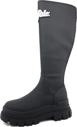 Buffalo Femme Aspha Rain Hi Botte Tendance, Noir, 38 EU