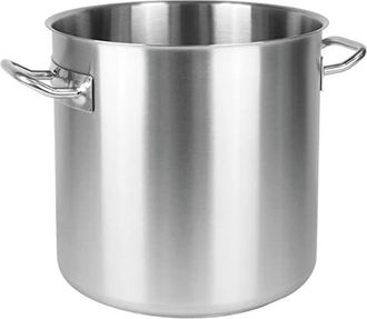 Cristel M32SK Kochtopf, 32 cm, Edelstahl, B&uuml;rste ohne Deckel