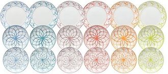 Tognana Lisboa Tafelservice, 18-teilig, Porzellan, mehrfarbig