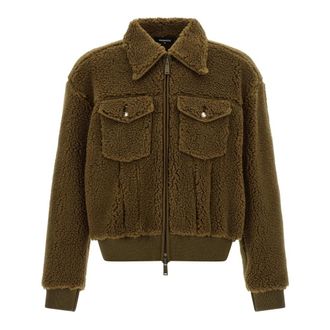Dsquared2 Teddy Jacke - - Jackets - Herren - Braun - M