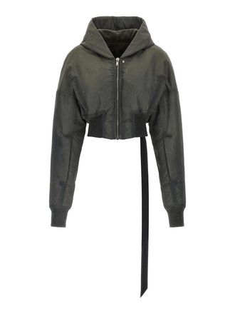 Rick Owens Bomber - Hooded Cropped Flight