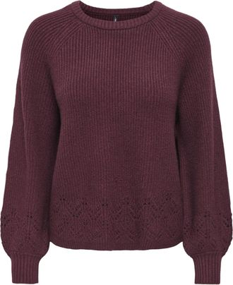 Only Onlprincess Ls O-Neck Detail KNT Noos