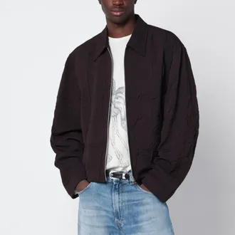 Our Legacy Braune Jacke aus Schurwolle mit Rei&szlig;verschluss