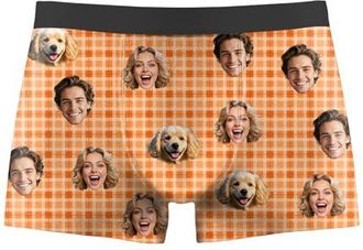 Generic Calecon Personnalise Homme avec Photo,Cadeau Saint Valentin pour Homme Mari P&egrave;re Ami,Boxer Personnalis&eacute;,sous-V&ecirc;tements pour Hommes