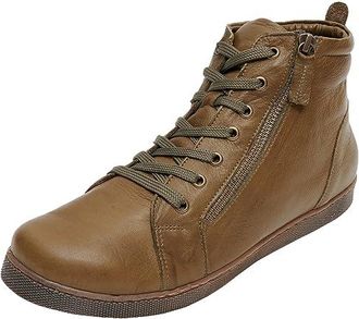 Andrea Conti Baskets pour Femme, Marron, 37 EU