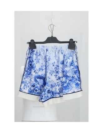 Dior Womens Trousers, Silk Blue