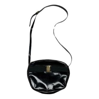 Ferragamo Pre-owned Leder-Schultertasche - - Pre-owned - Damen - Schwarzk - ONE SIZE
