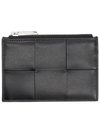 Bottega Veneta Cassette Card Holder - Black