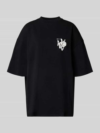 Karo Kauer Oversized T-Shirt mit Label-Print
