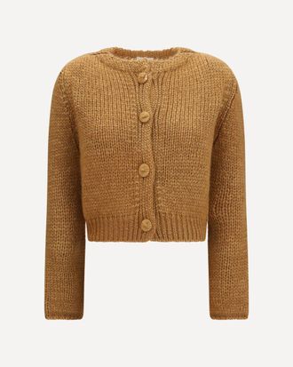 Forte_Forte FORTE_FORTE Chunky knit Cardigan with buttons Female II