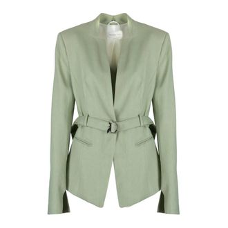 Patrizia Pepe Blazer mit Druckknopfverschluss - - Jackets - Damen - Gr&uuml;n - M