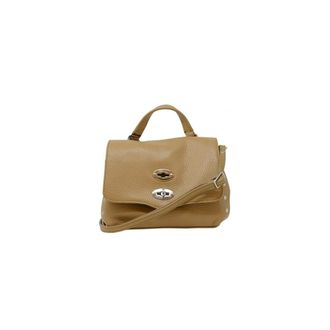 Zanellato Femme, Sacs, Beige, Taille: ONE Size Sac à main Postina Daily Giorno Baby en cuir